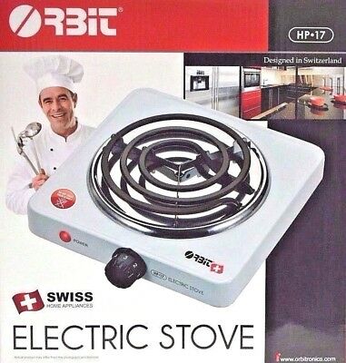 ORBIT 1 Burner Electric Stove – Lucky Store Aruba